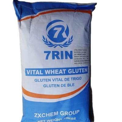 China CAS 8002-80-0 HACCP 82 Percent Vital Wheat Gluten Powder Bulk for sale