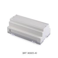 China 158*87*60mm Plastic Din Rail Enclosure For Project ABS Pcb Board Circuit Shell for sale