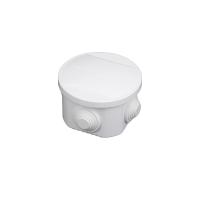 China 80x50mm ABS Waterproof Dustproof Junction Box Knockout Entry With Rubber Stopper for sale