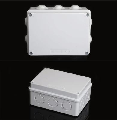 China 10 Entry Holes Rectangular Junction Box Electrical Knockout Boxes 150X110X70mm for sale