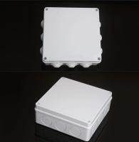 China 200x200x80mm 12 Entry Holes IP65 Abs Waterproof Junction Box With PVC Stoppers for sale