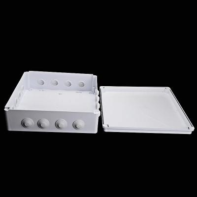 China 400x350x120mm 16 Entry Holes IP65 Plastic Abs Electrical Knockout Boxes Waterproof for sale