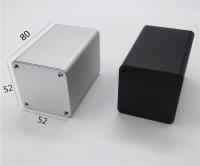 China Customizable Design Anodizing White and Black Metal Aluminum Housing Aluminum Box For networking Equipment Size 52*52*80mm for sale