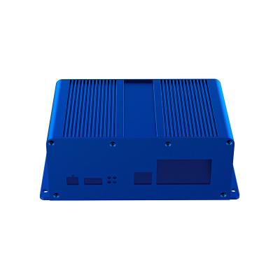 China Custom Aluminum Heat dissipating Enclosure With Flange For Electronic Industrial Controller for sale