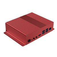 China 160*46*150mm Anodized Black Aluminum Cooling Case With Flange Wall Mount for sale