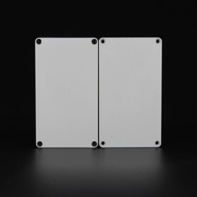 China WHITE SCREWED PLASTIC ENCLOSURES OUTDOOR WATERPROOF PLASTIC BOXES FOR ELECTRICAL for sale