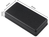 China 81*41*15mm Rectangle ABS plastic electrical box DIY electronic instrument housing for sale