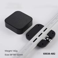 China Square Plastic DIN Rail Boxes 98*98*32mm DIN Rail Mount Enclosures For Network Module for sale