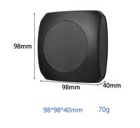 China 98*98*40mm Black IoT Communication Network Housing with Texture Surface for sale