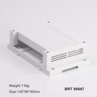 China Fire Retardant DIN Rail Enclosure 145x90x40mm for Electronic Home Automation PLC Switch Box for sale