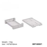China Fire Retardant DIN Rail Enclosure 145x90x40mm for Electronic Home Automation PLC Switch Box for sale