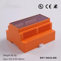 China 6 Module DIN Rail Enclosure White DIN Rail Housing PLC Industrial Control Box for sale