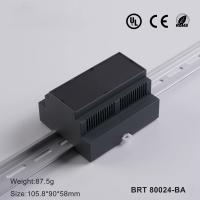 China 6 Module DIN Rail Enclosure White DIN Rail Housing PLC Industrial Control Box for sale