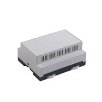 China DIN Rail Enclosure BRT80034 105.6x86.8x48.4mm DIN Rail Box For Industrial Control & Power Supply for sale