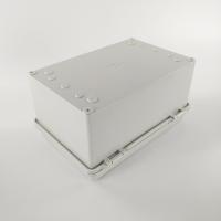 China Bottom Plate 29x19x14cm Hinged Lock Enclosures Polycase for sale