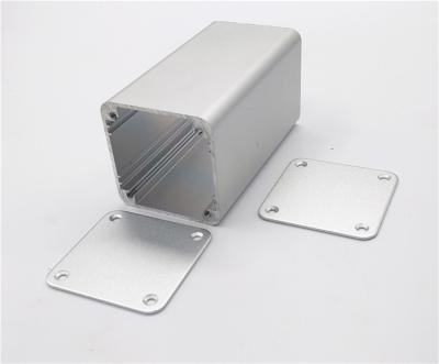China 42*42*80mm Square Anodized Aluminum Box With End Plate For  Control Panel Enclosure for sale