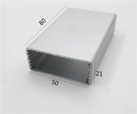 China 50*21*80mm White Aluminum Electronic Enclosure Battery Housing for sale