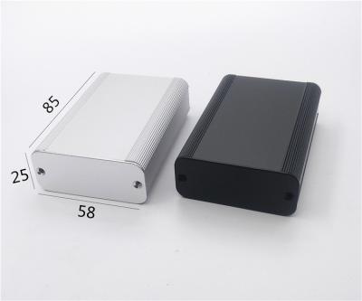 China 58*25*85mm PCB Anodizing Aluminum Instrument Enclosure for sale