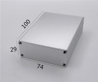 China Anodized Black Width 74*29*100mm Aluminum Project Box Enclosure for sale