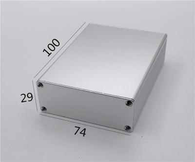 China Anodized Black Width 74*29*100mm Aluminum Project Box Enclosure for sale