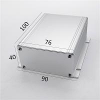 China Wall mount 76*40*100mm Extruded Aluminum Enclosure Box for sale