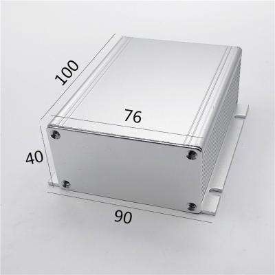 China Wall mount 76*40*100mm Extruded Aluminum Enclosure Box for sale