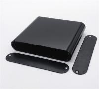 China Anodized Black 115*24*100mm Extruded Aluminum Enclosure for Power Bank for sale