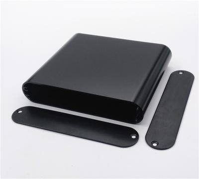 China Anodized Black 115*24*100mm Extruded Aluminum Enclosure for Power Bank for sale