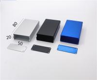 China 50*20*80mm Divided Body  Sandblasting Surface Extruded Aluminum Enclosure Boxes for sale