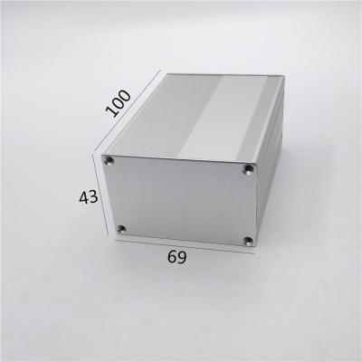 China 69*43*100mm Divided Body  Sandblasting Aluminum Extrusion Enclosure for sale