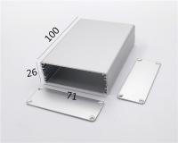 China 71*26*100mm Anodizing white aluminum extrusion electronic enclosure for sale