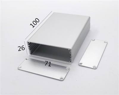 China 71*26*100mm Anodizing white aluminum extrusion electronic enclosure for sale