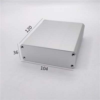 China 104*36*120mm Custom Extruded Aluminum Case In White for sale