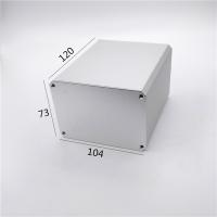 China 104*73*120mm Sandblasting Extruded Aluminum Box Enclosures for sale