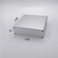 China 120*35*130mm Sandblasting Square Extruded Aluminum Electronic Enclosures for sale