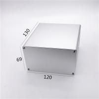 China 120*69*130mm  Squre Aluminium Extrusion Electronic Project Enclosure With PCB Slot for sale