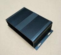 China Matt Black Sandblasting Extruded Aluminum Enclosure Box for sale
