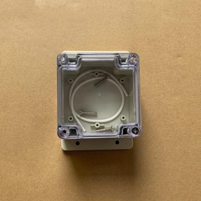 China IP65 ABS PCB Plastic Junction Box 83*81*56mm 100*68*50mm With Ear for sale
