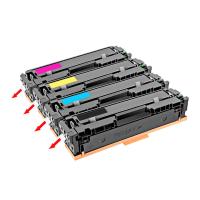 China 415A W2030A W2031A W2032A W2033A Toner Cartridge 4 Color Set 2400 Pages for HP M479 M454 for sale