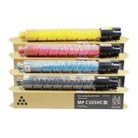 China Compatible Ricoh MPC305 Toner Cartridge Black Cyan Yellow Magenta 12000 Page Yield for sale