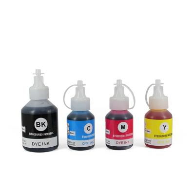 China 70ML BT6001BK BT6000 BT5000 Water Based Dye Ink for Brother DCP-T300 Printers - 100ml Black, 50ml Color Options for sale