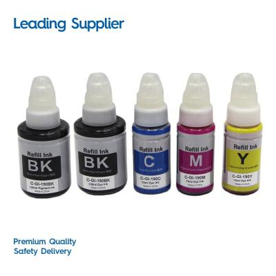 China GI190 70ML Water Based DTG Eco Ink for Canon PIXMA G2110 G3110 Printers - Bulk Refill Compatible for sale