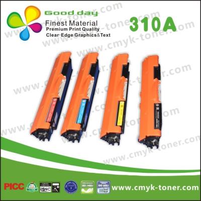 China Compatible CE310A CE311A CE312A CE313A Color Toner Cartridge 4-Pack for HP CP1025 CP1025NW 1000 Pages Each for sale