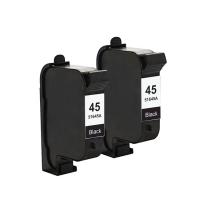 China HP 45 51645A Compatible Inkjet Cartridge for Solvent Plotters - 480 Page Black Yield, 330 Page Color Yield for sale