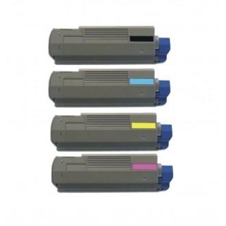 China C710 OKI Toner Cartridge for OKIDATA C710 Printers - 11000/11500 Page Yield - Black/Cyan/Magenta/Yellow for sale