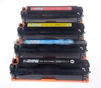 China Compatible HP 128A CE320A CE321A CE322A CE323A Color Toner Cartridge Set for CP1525 CM1415 for sale