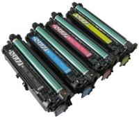 China Compatible CE250A Black Toner Cartridge for HP CM3530 CP3525N DN 10500 Pages for sale