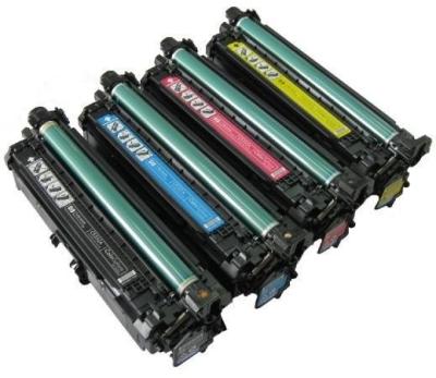 China Compatible CE250A Black Toner Cartridge for HP CM3530 CP3525N DN 10500 Pages for sale