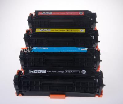 China Compatible CE410A HP Color LaserJet Toner Cartridge PRO300 400 3600 Pages for sale
