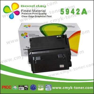 China Compatible Q5942A Black Toner Cartridge for HP LaserJet 4240 4250 4350 Series 500g for sale